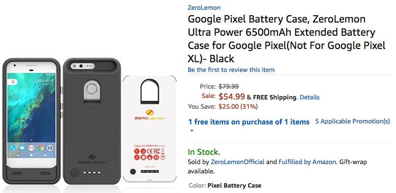 ZeroLemon releases its massive battery cases for the Pixel, Pixel XL ...