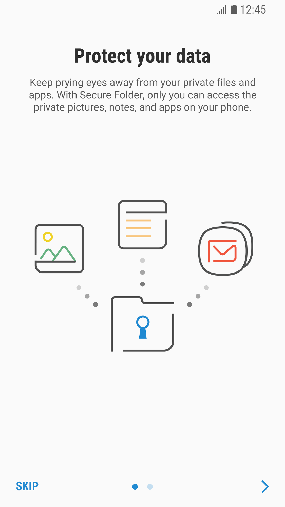 Samsung has added its Secure Folder app and file encryption tool to the ...