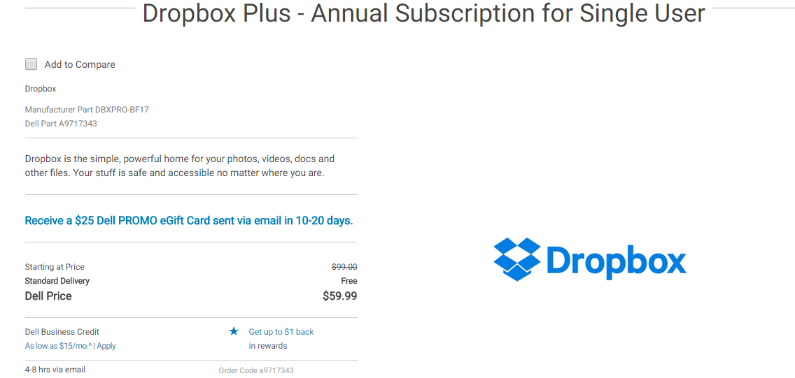 [Deal Alert] Get a 1-year Dropbox Plus subscription for $60 ($40 off ...