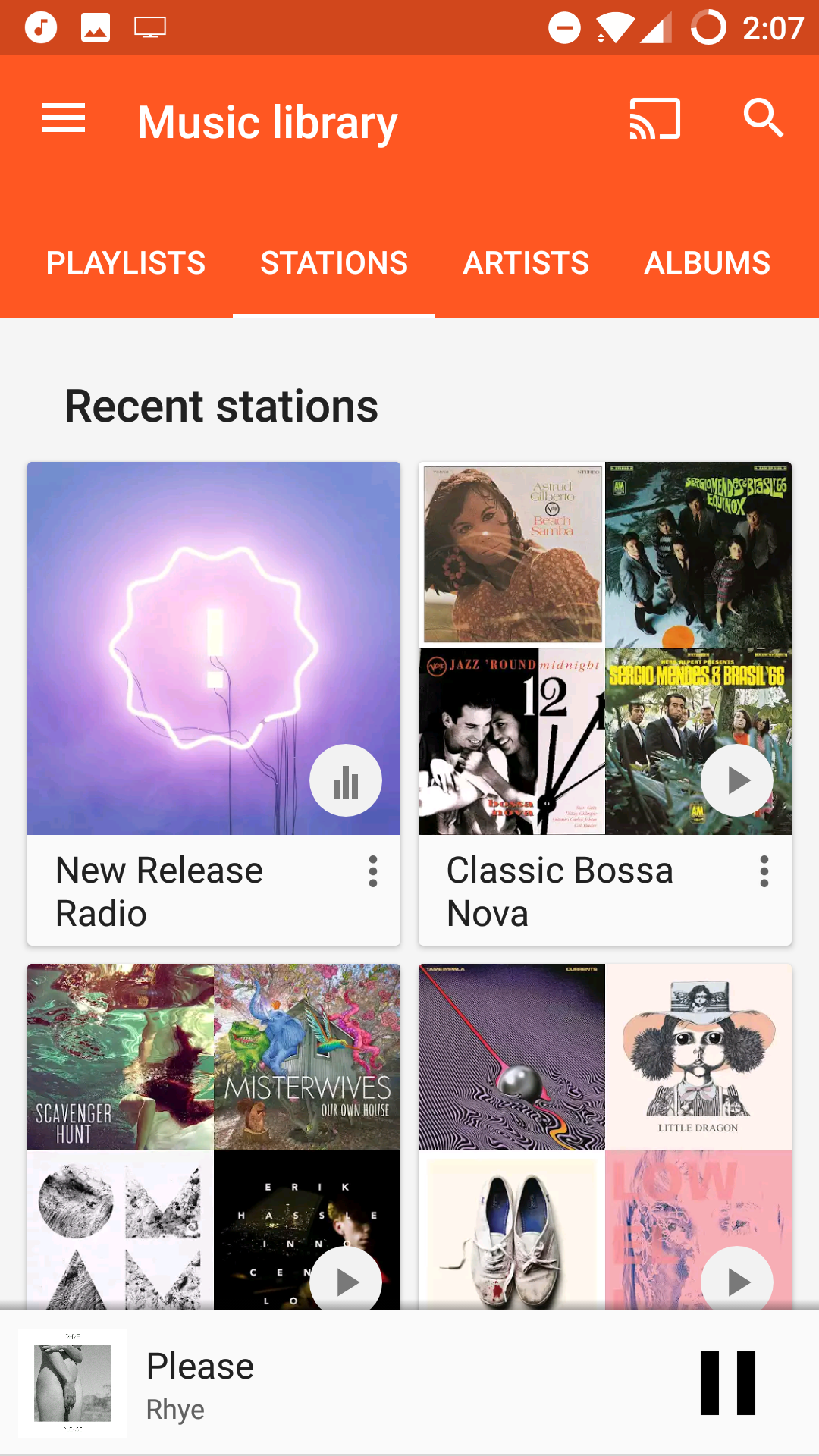 New Release Radio on Google Play Music gives you a customized daily mix ...