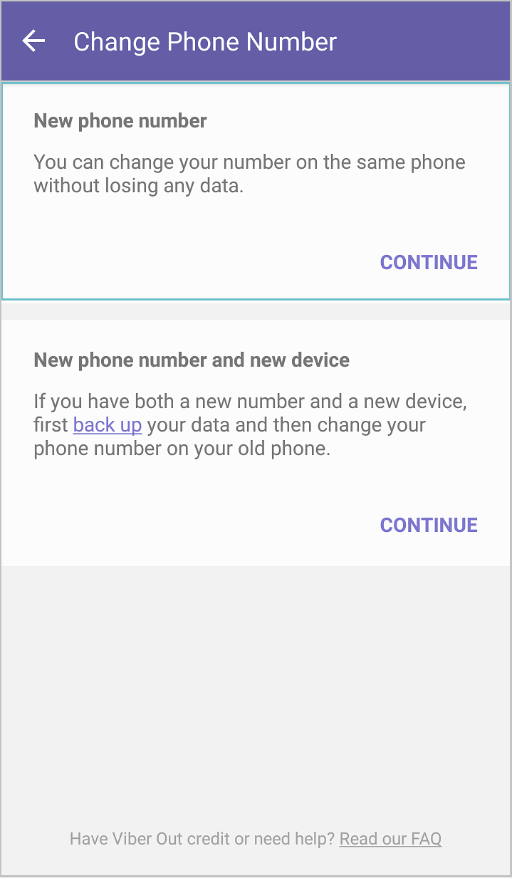 Viber has made it possible to change your number without losing data ...