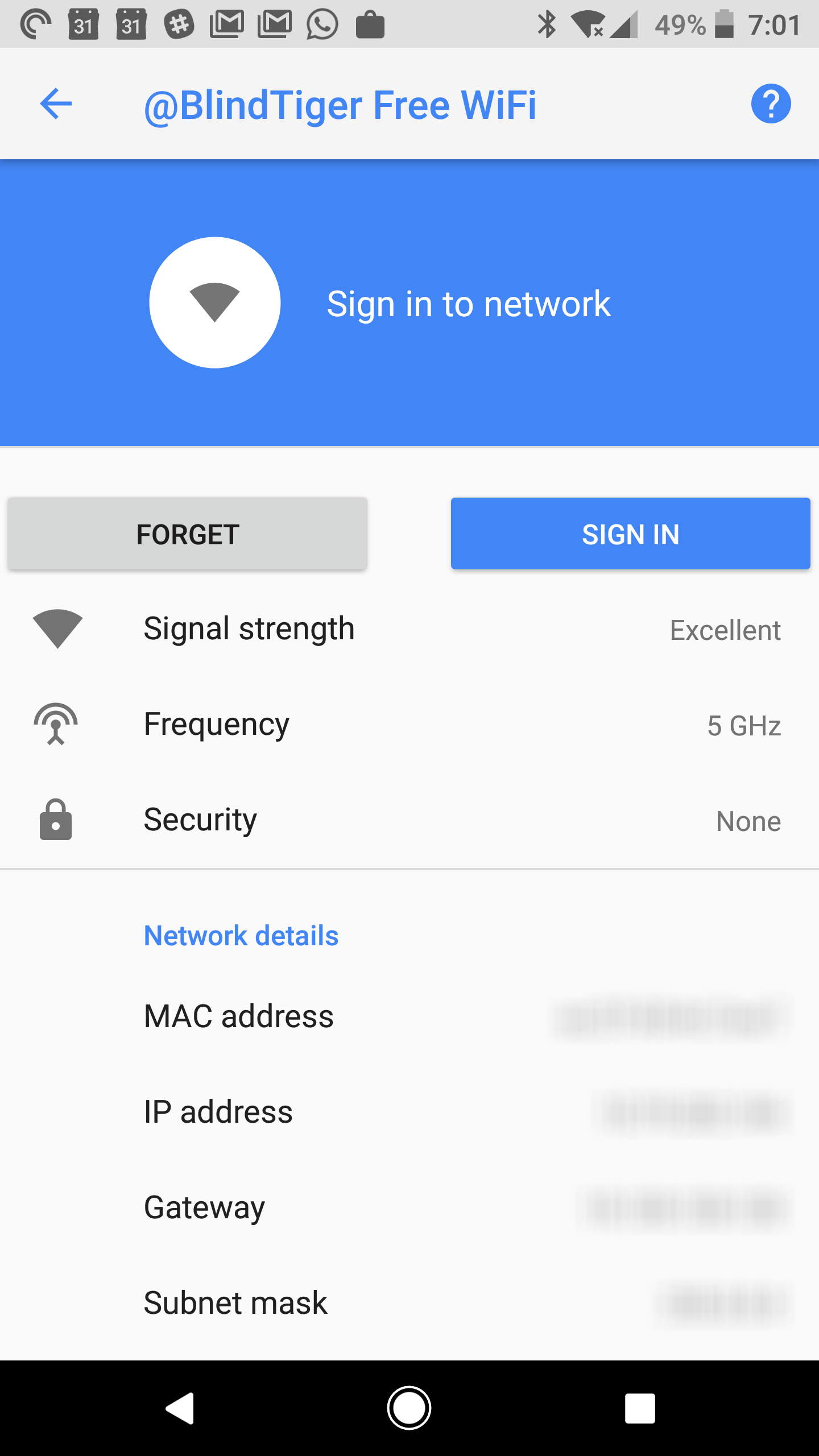 Android Oreo feature spotlight: Redesigned Wi-Fi info screen now shows ...