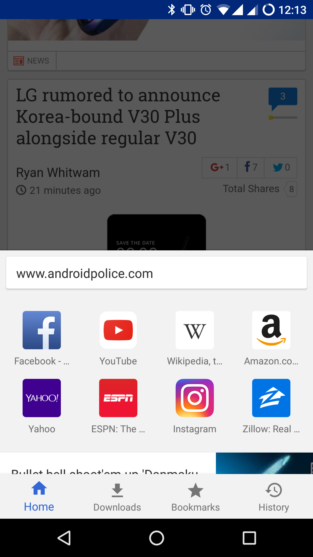 Chrome Canary 62 has a new rounded interface for Chrome Home