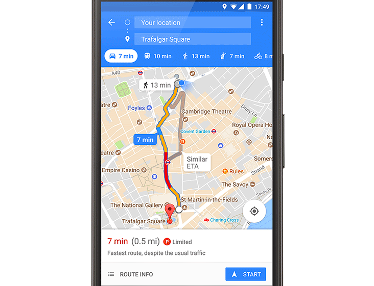 More parking features added to Google Maps, including difficulty icons ...