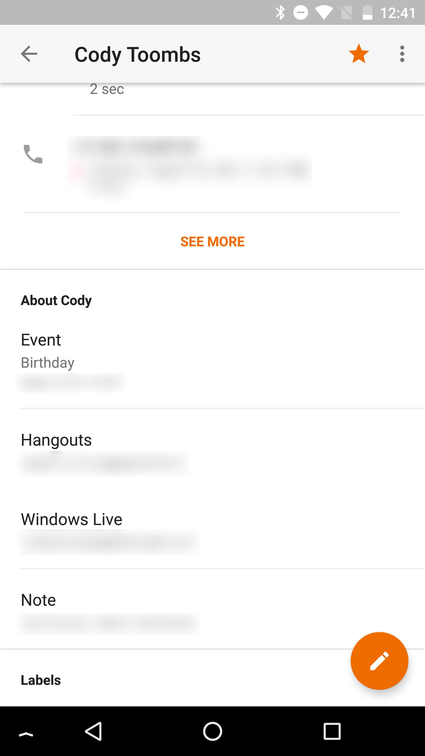 Google Contacts v2.2 updates the contact pages with quick access bar ...