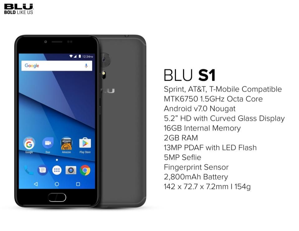 BLU's S1 leaks on Sprint's site, may be the first BLU phone to come to ...