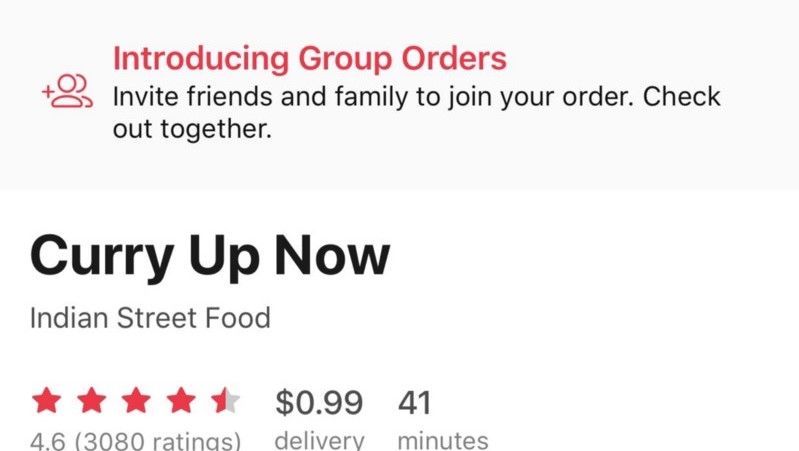 DoorDash, the food delivery service, adds group orders to its Android app