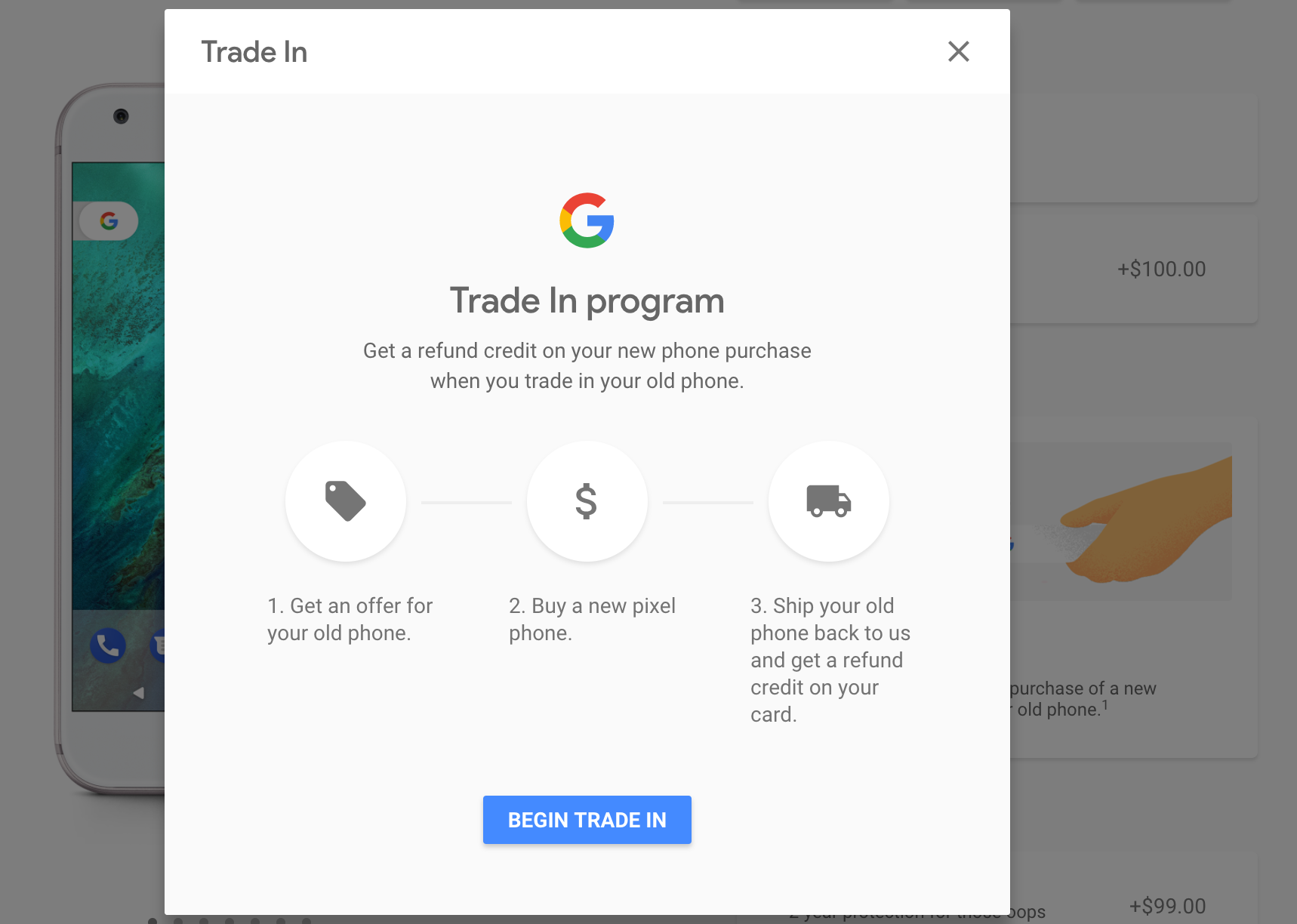 [Update: Prices for current Pixels are now up] Google Store's trade-in ...