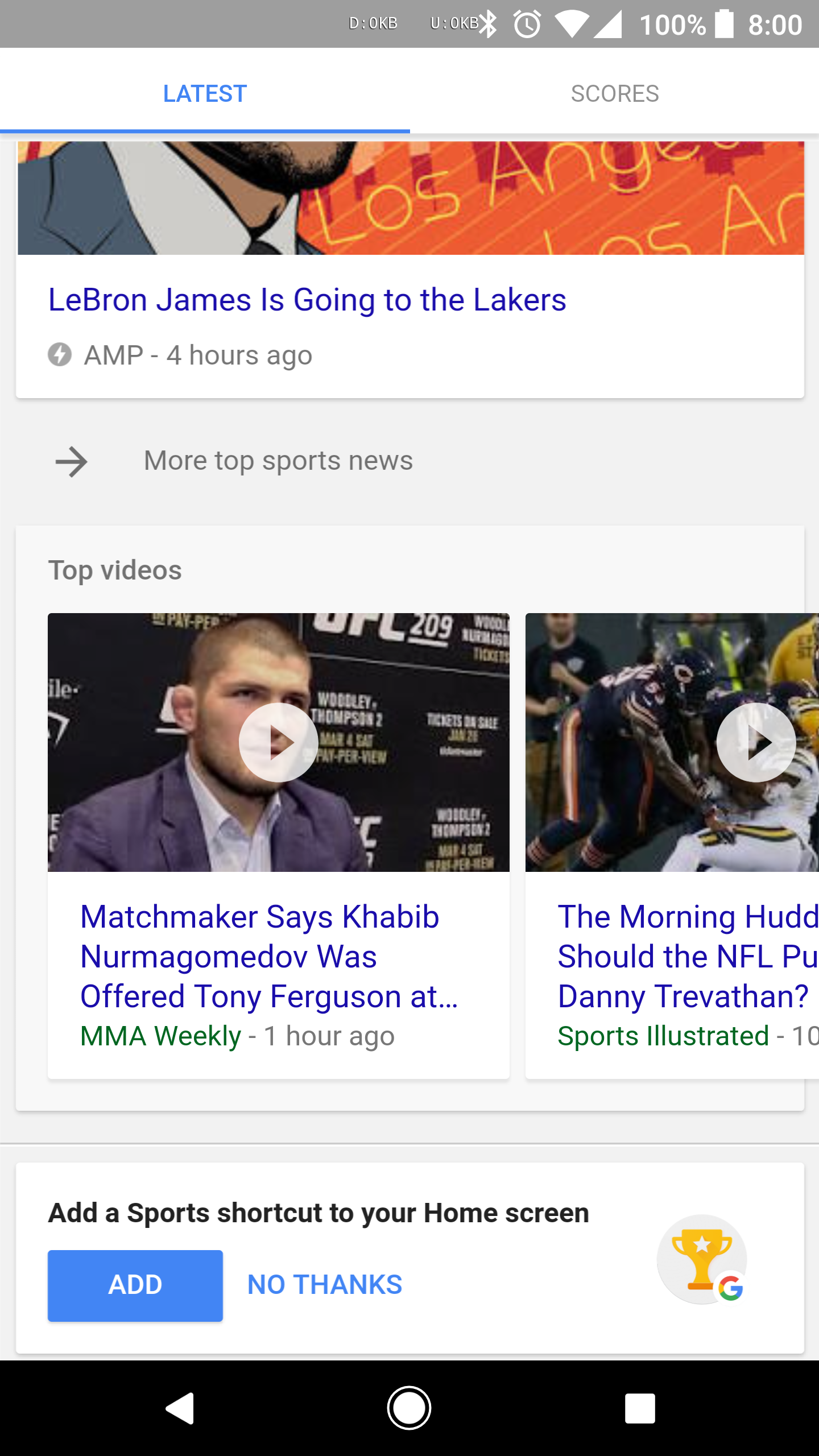 Google app now has home screen shortcuts for entertainment, sports, and ...