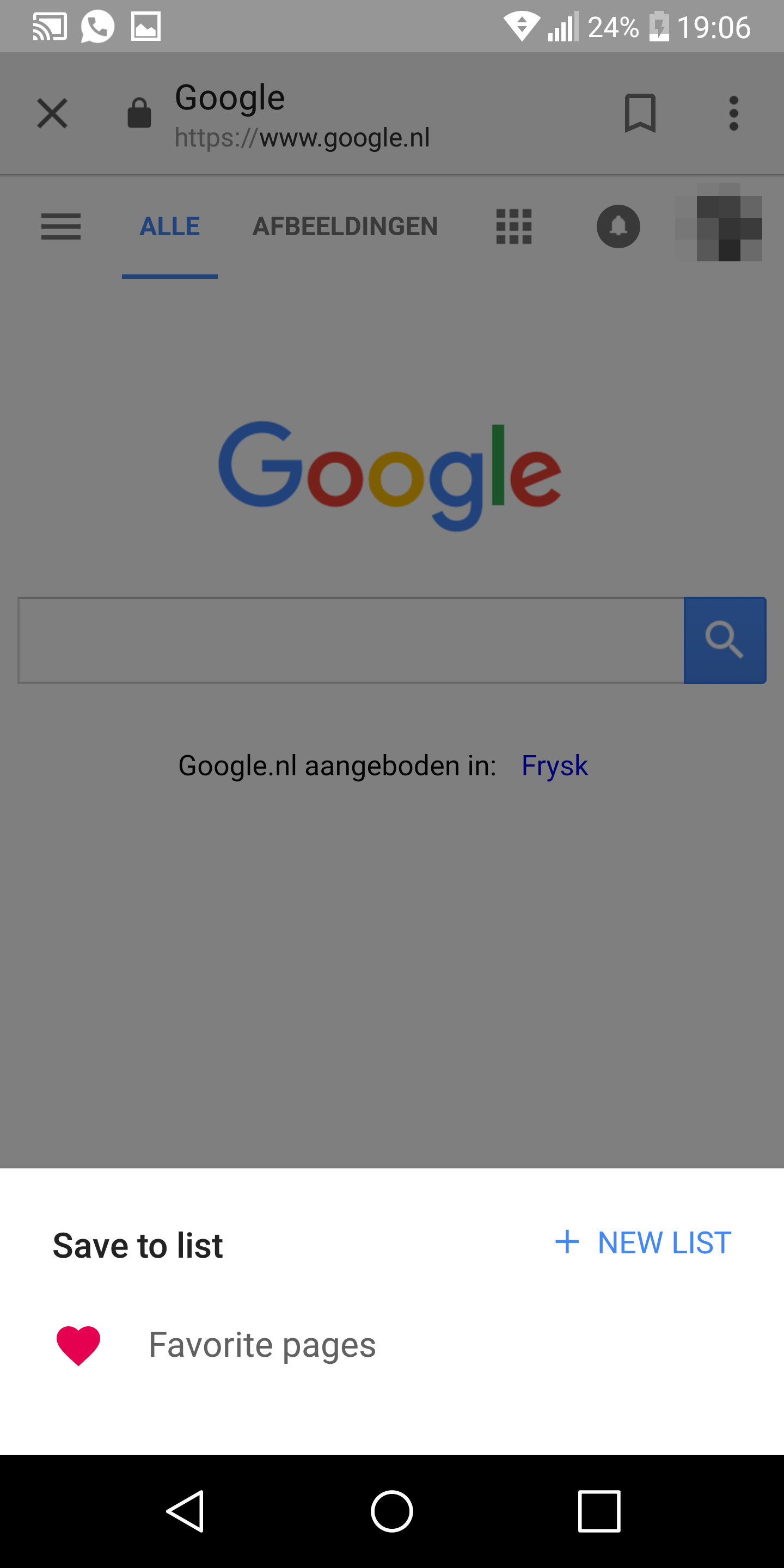 Google app is testing "Saved" pages in the side menu and a new bookmark ...