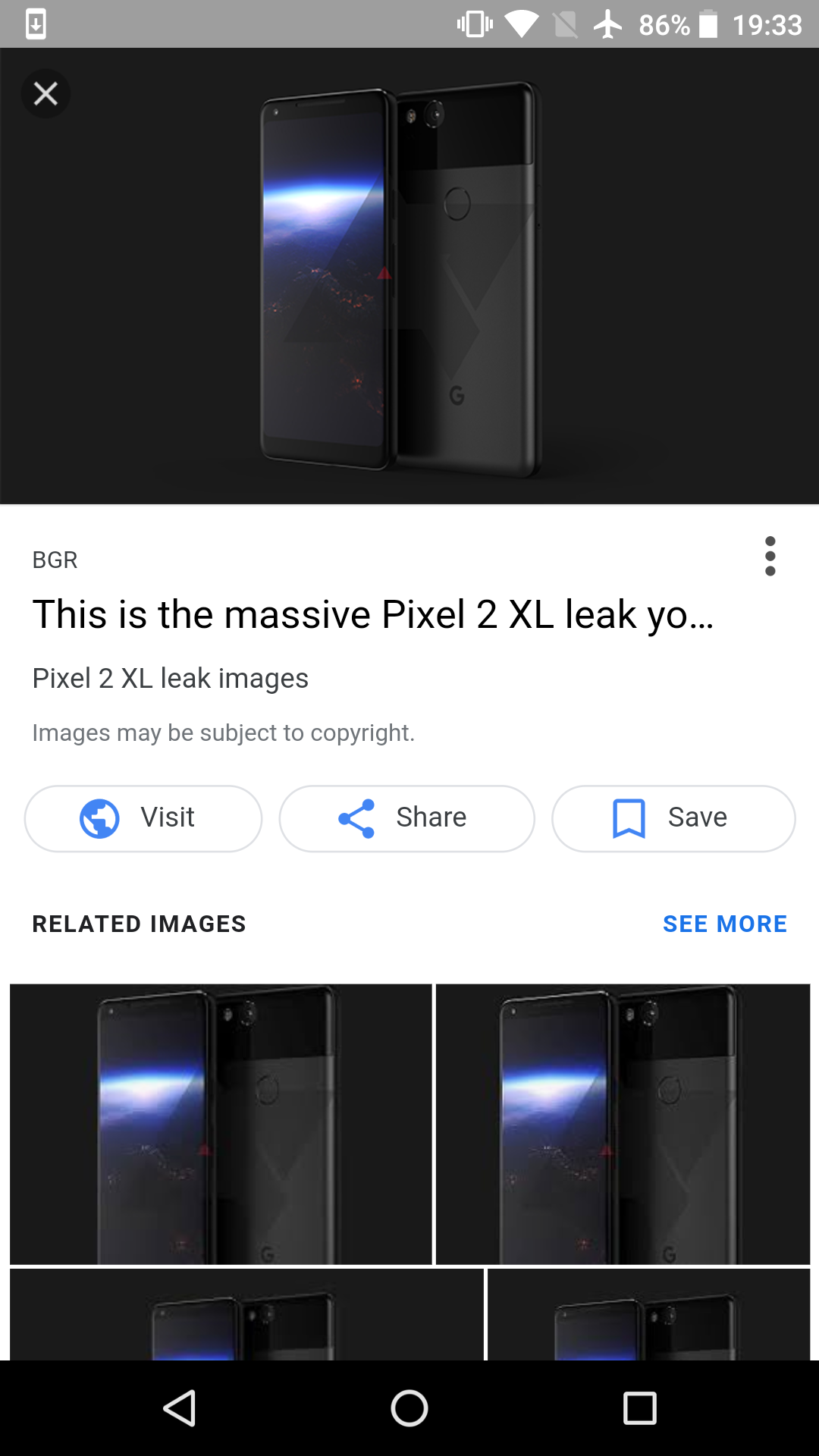 Google Image Search on mobile is getting an updated UI