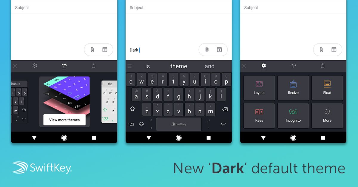 SwiftKey Keyboard updated with new default themes and redesigned hub