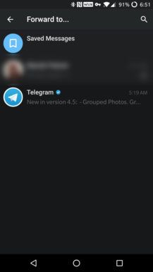 Telegram 4.5 adds grouped photo albums, better search, and saved ...