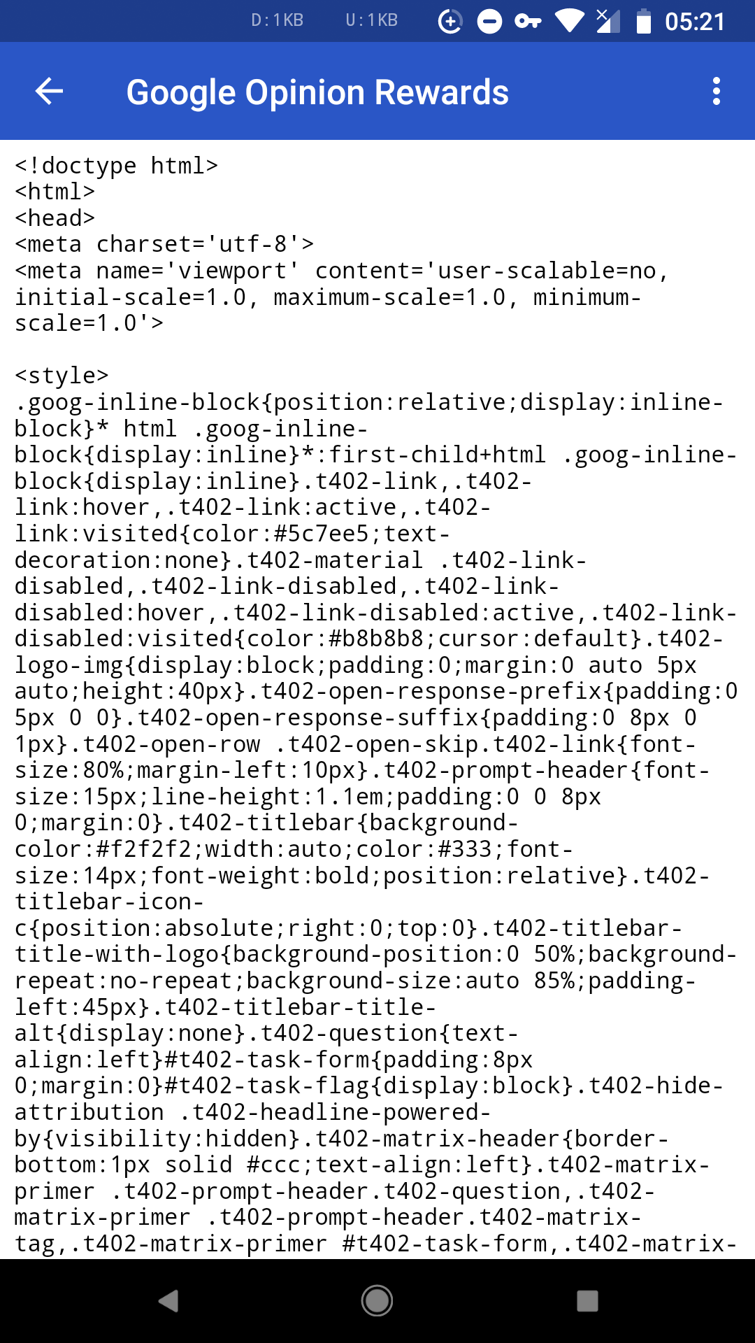 [Update x2: Now fixed] Google Opinion Rewards is broken for some users