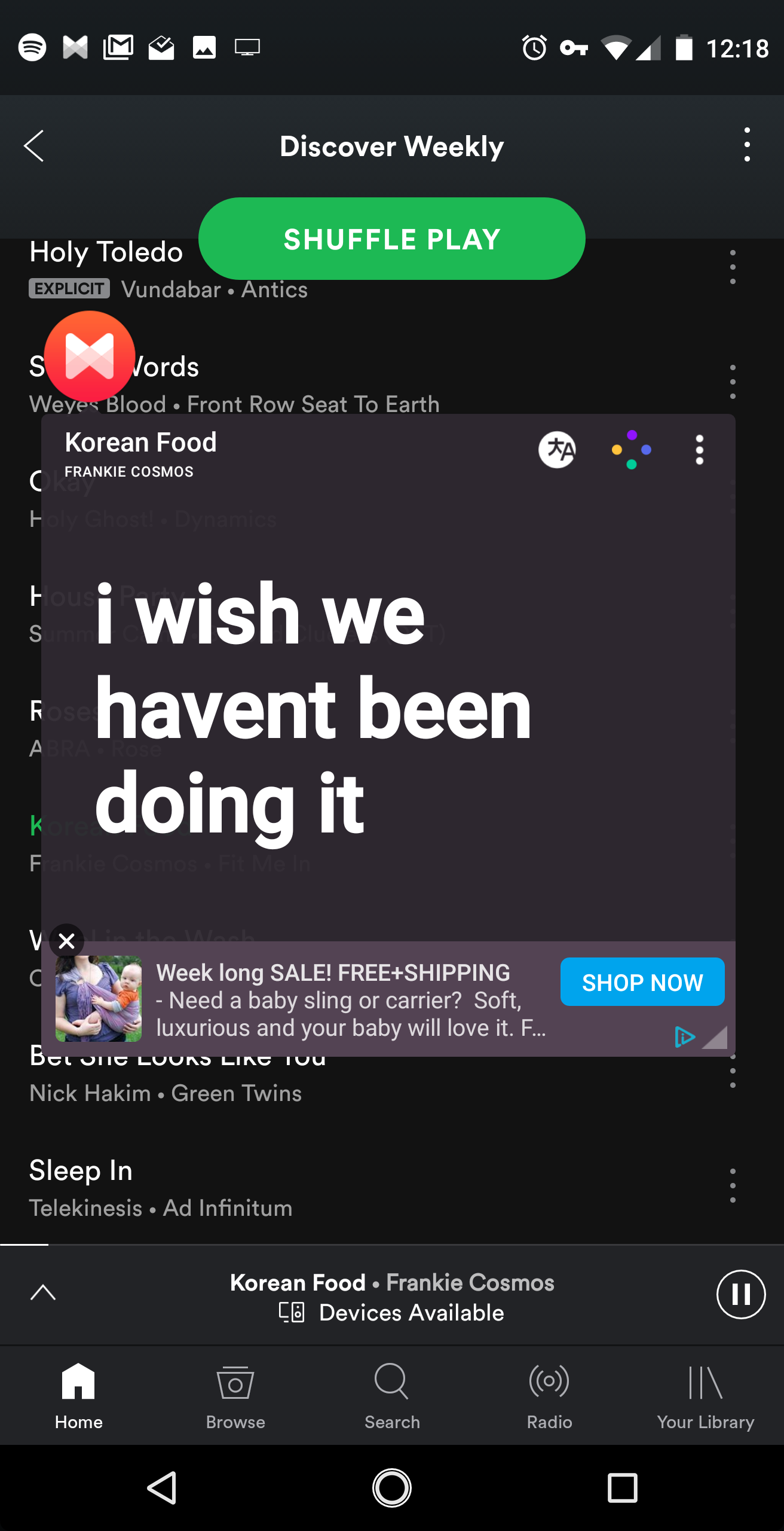 Musixmatch beta V7 sports a fresh redesign for both 'FloatingLyrics ...