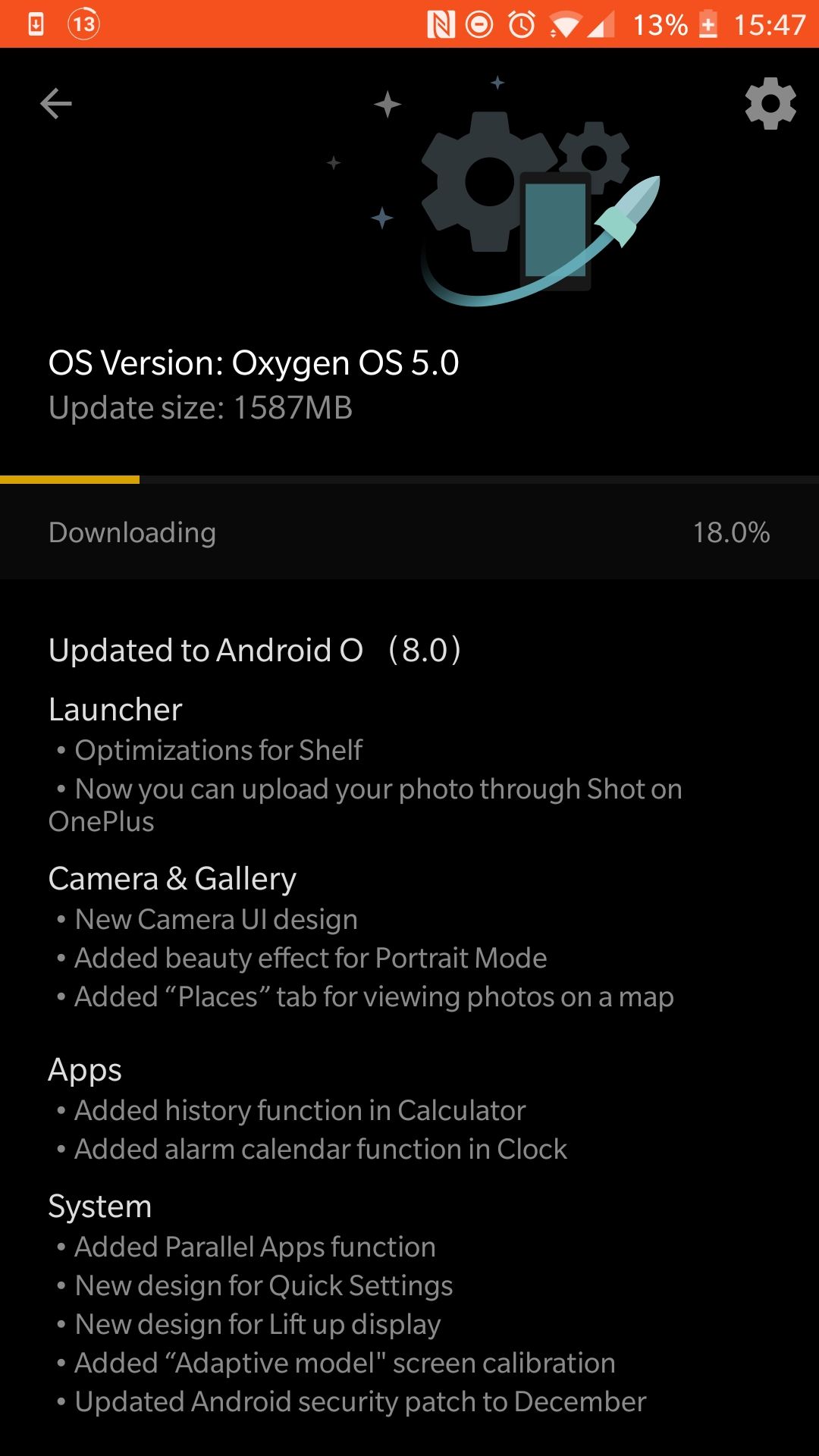 [Update: Downloads posted] OnePlus 5 OTA for Oxygen OS 5.0/Android 8.0 ...