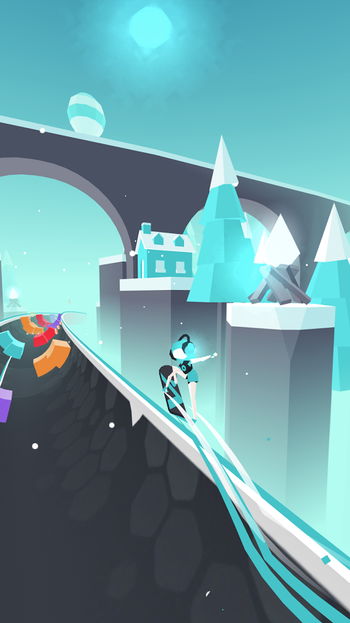 Flip : Surfing Colors is a beautiful free-to-play endless runner that ...