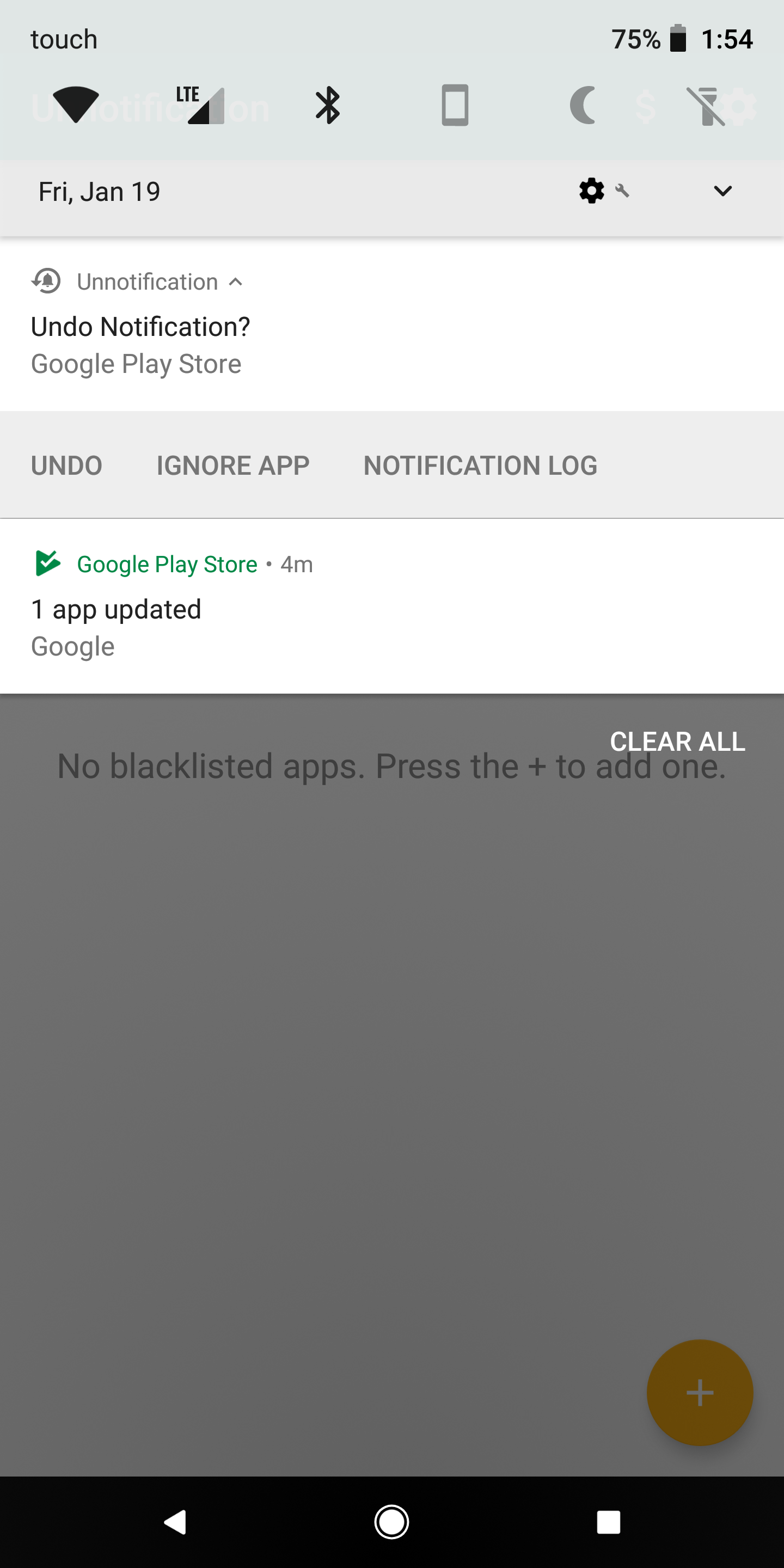 [Hands-on] Unnotification brings back your last dismissed notification