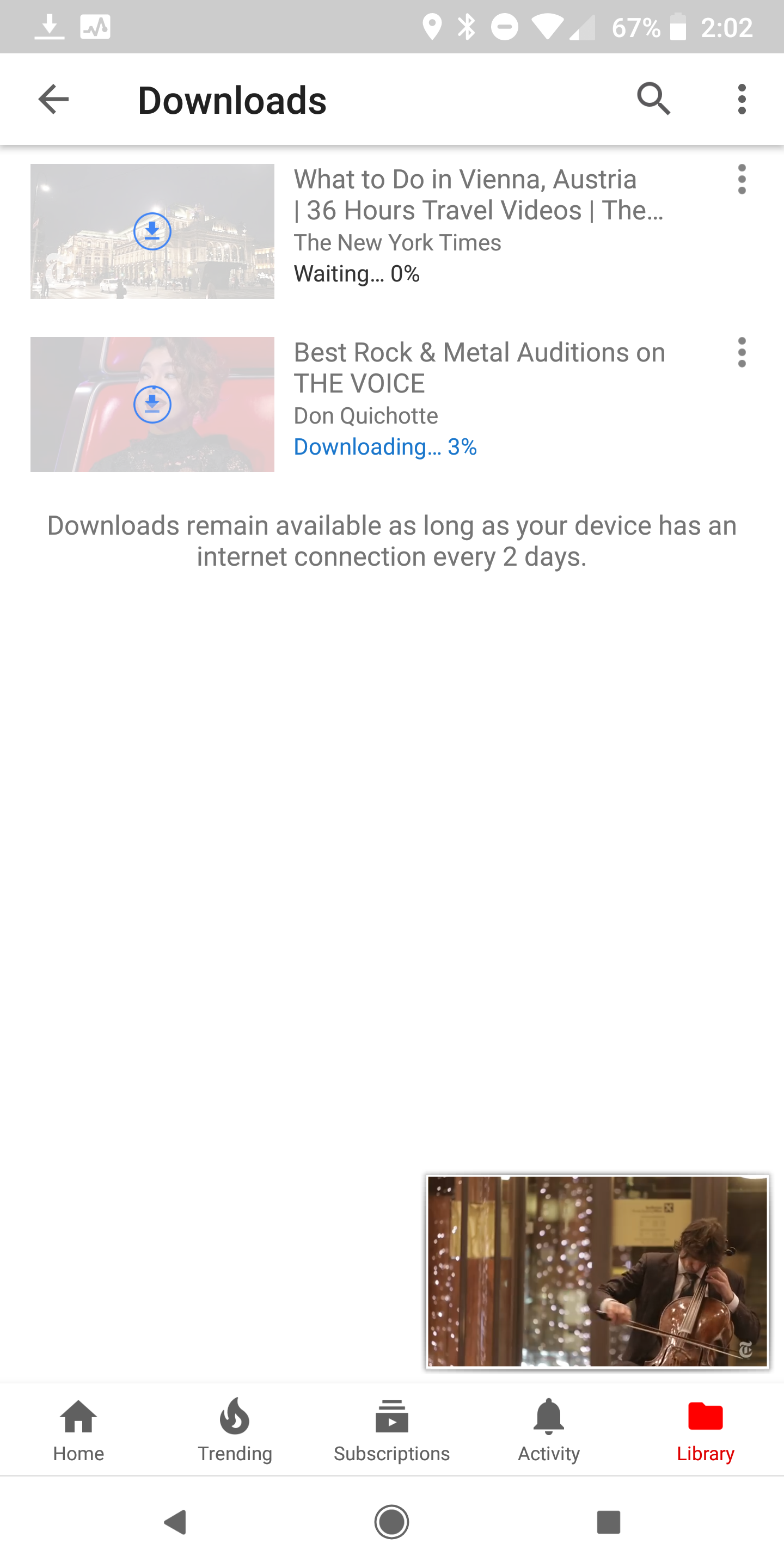 YouTube's offline video downloads are rolling out to more countries