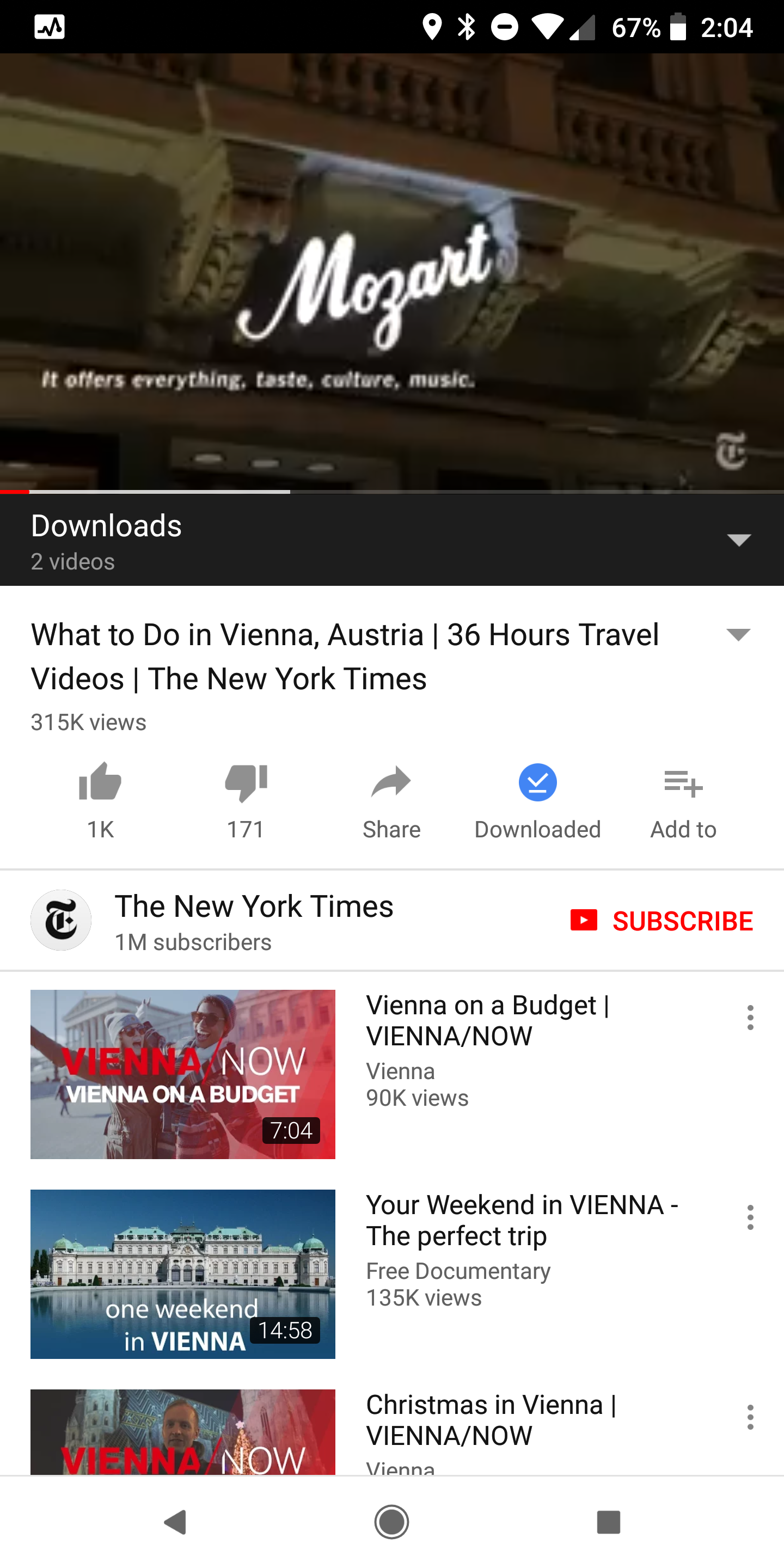 YouTube's offline video downloads are rolling out to more countries