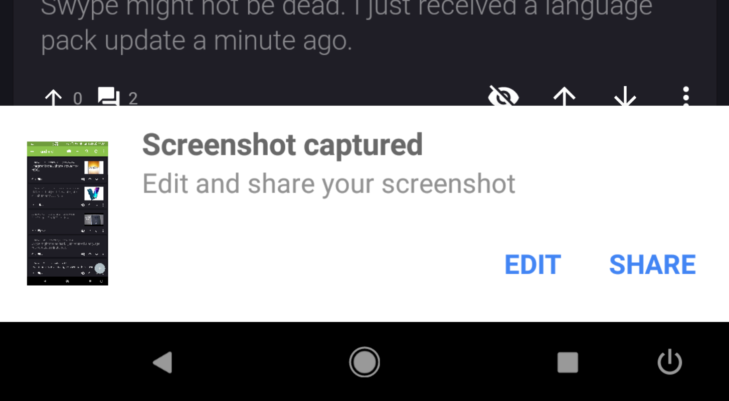 Google app beta's screenshot editing and sharing popup is now working ...