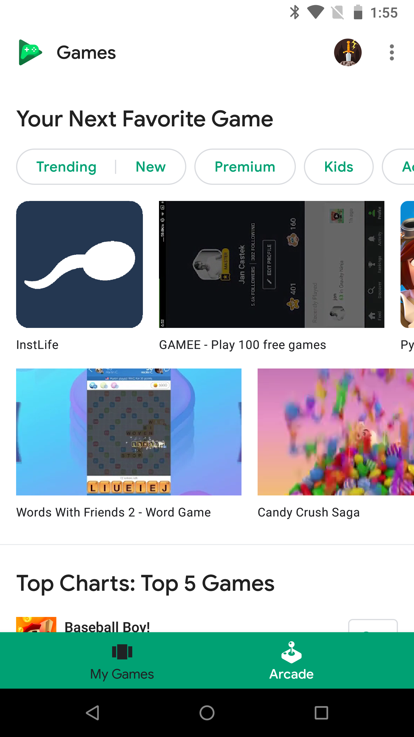 Google Play Games v5.5 adds Arcade tab to help you find your next game ...
