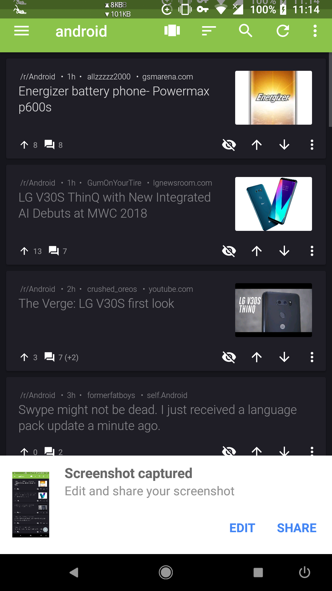 Google app beta's screenshot editing and sharing popup is now working ...