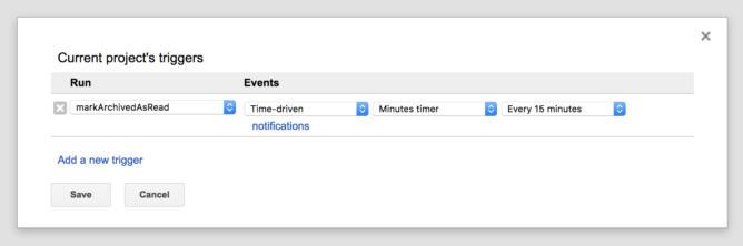 How to: Automatically mark archived emails as read in Gmail or Inbox