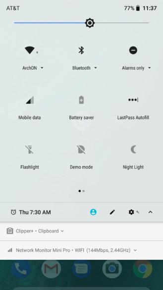 Android P feature spotlight: Quick setting toggles are no longer expandable