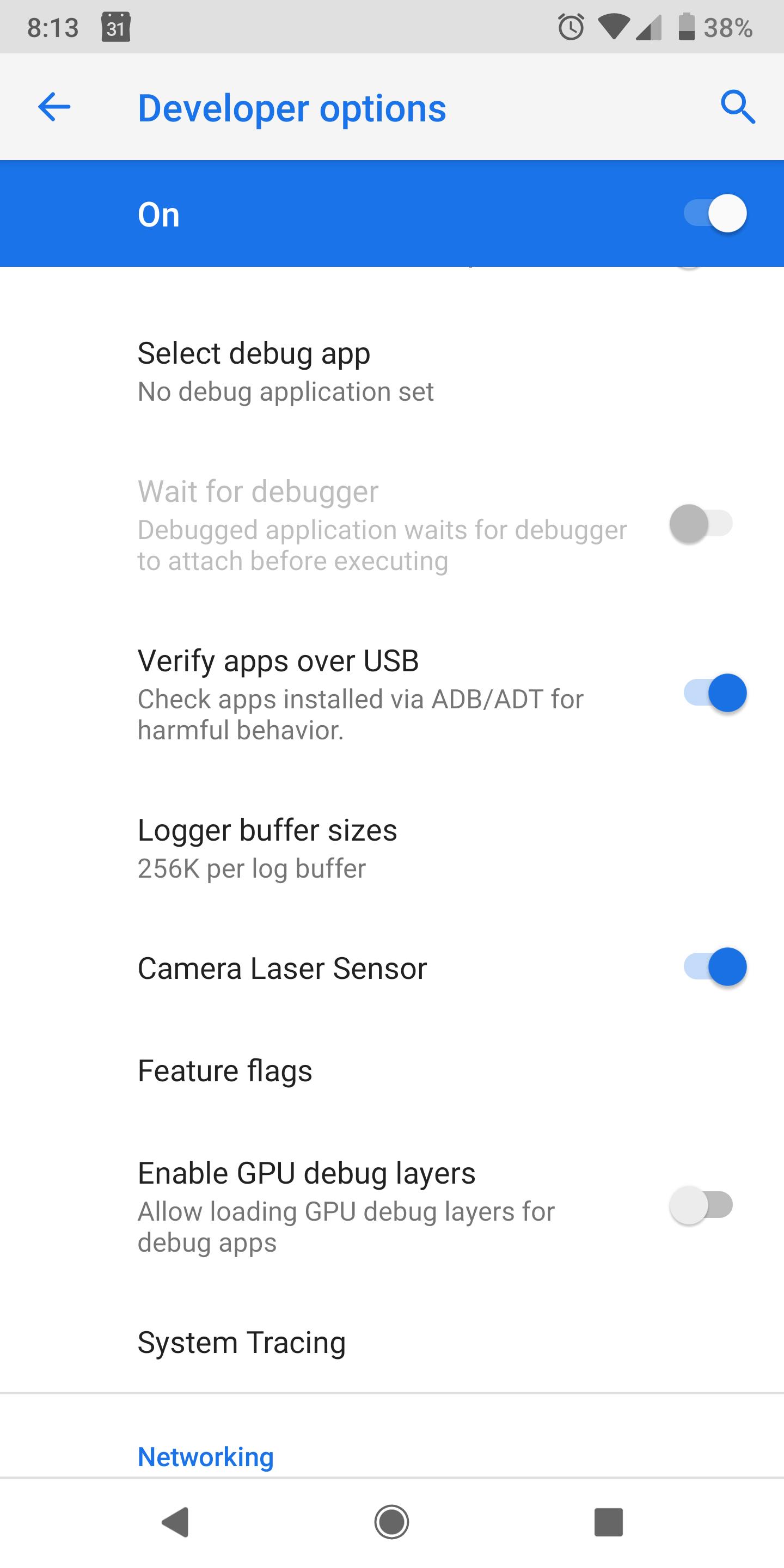 Android P feature spotlight: Developer options has a hidden list of 'feature flags,' just like ...