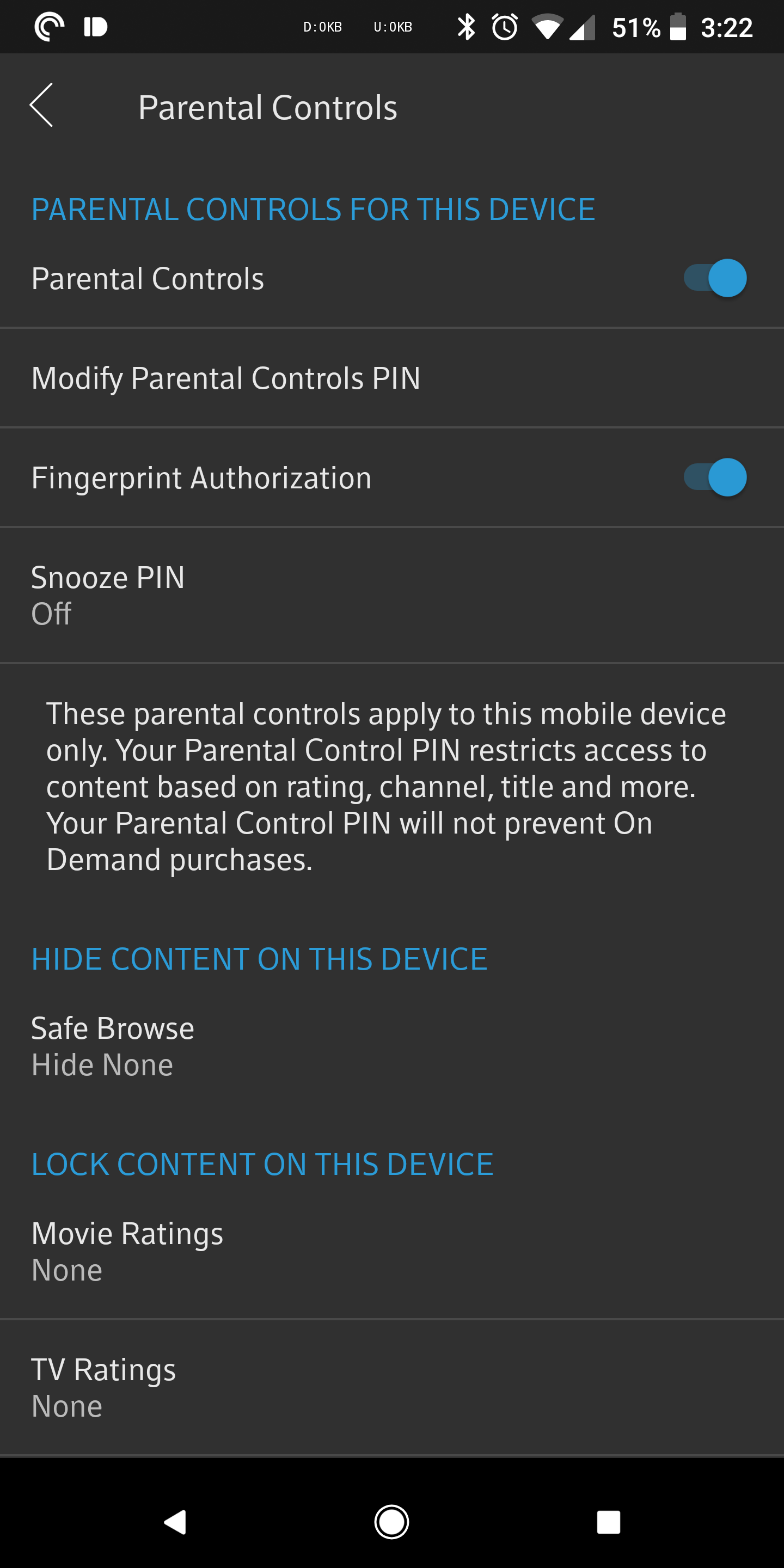 XFINITY Stream app gets fingerprint support for parental controls