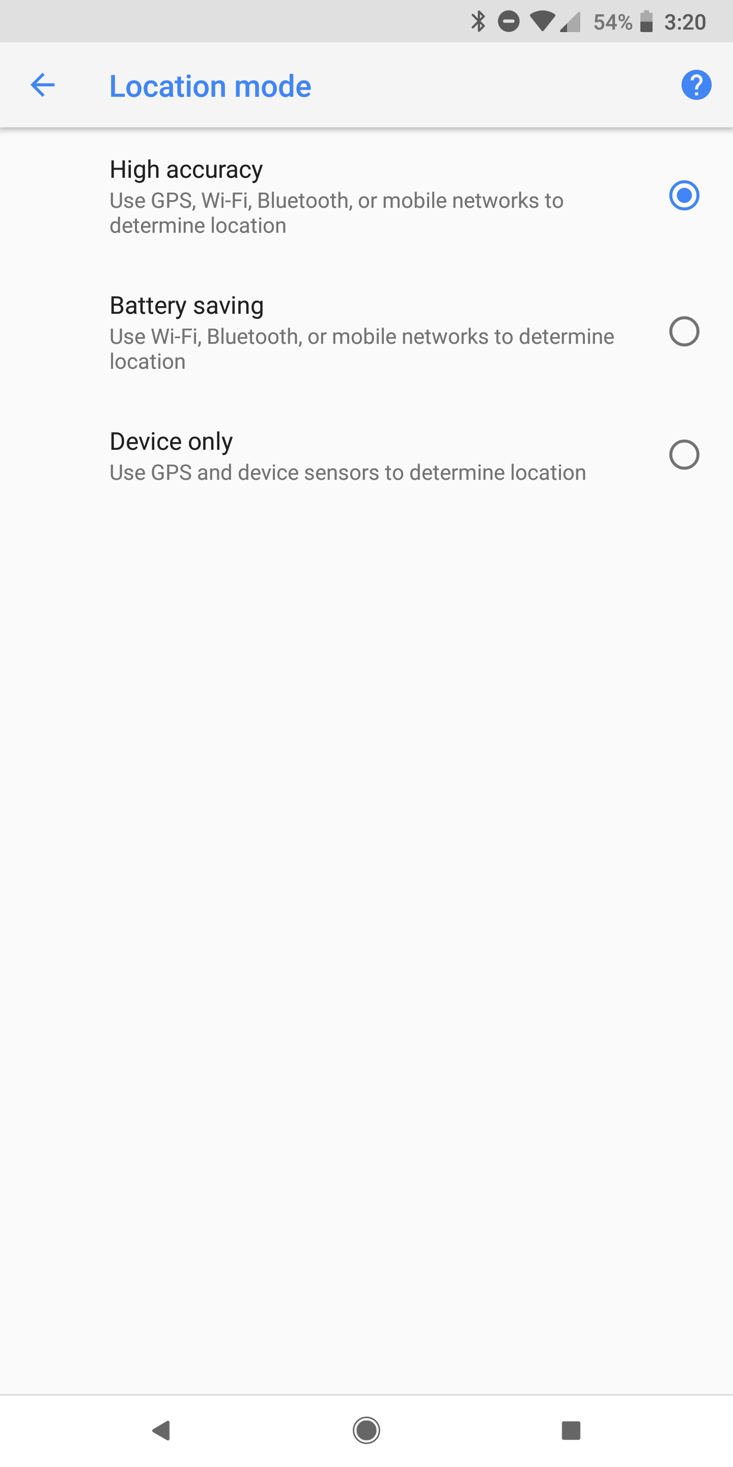 Android P feature spotlight: Location accuracy is now a binary setting, battery saving mode is gone