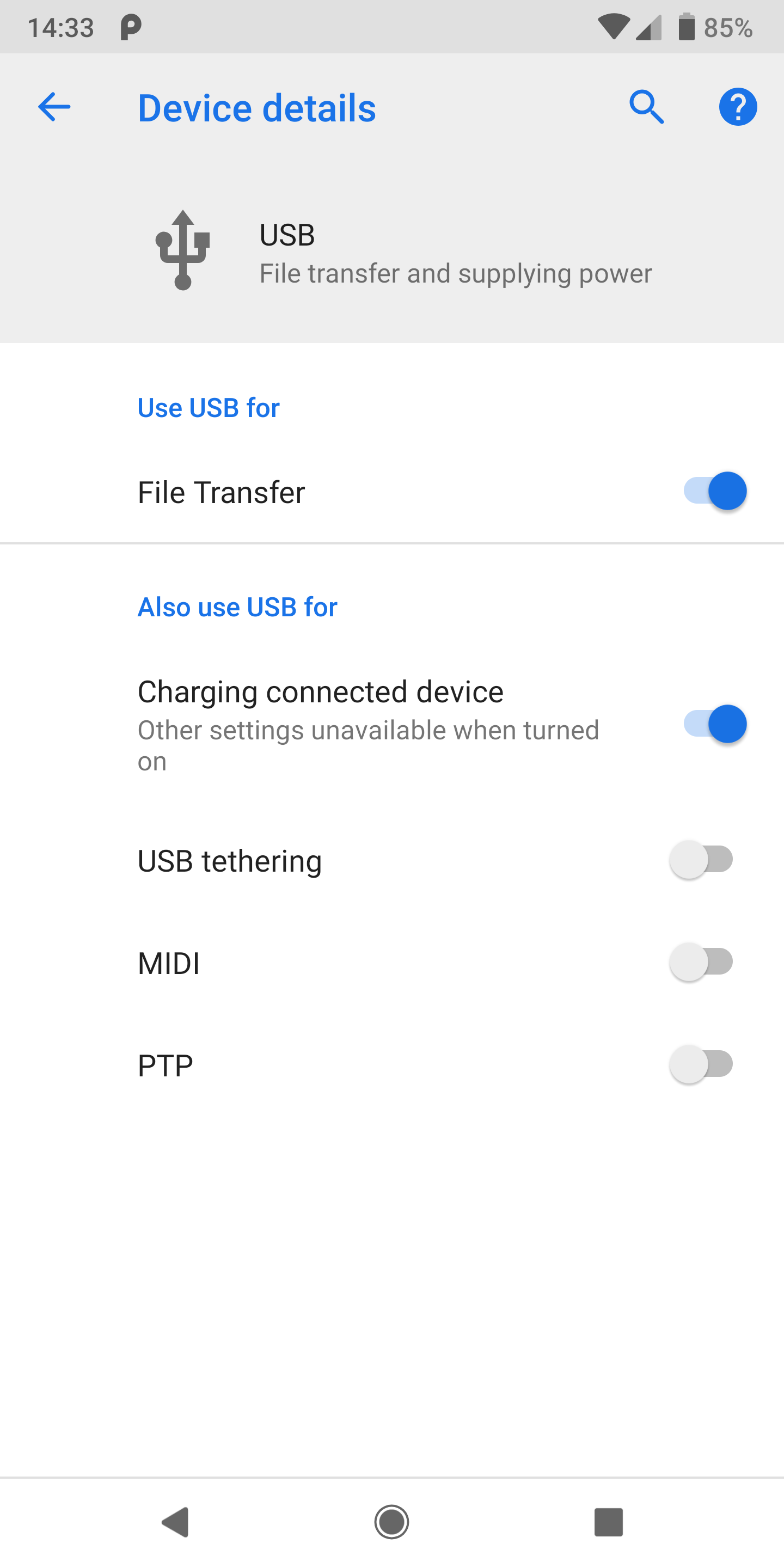 Android P feature spotlight: USB menu gets revamped, lets you transfer ...