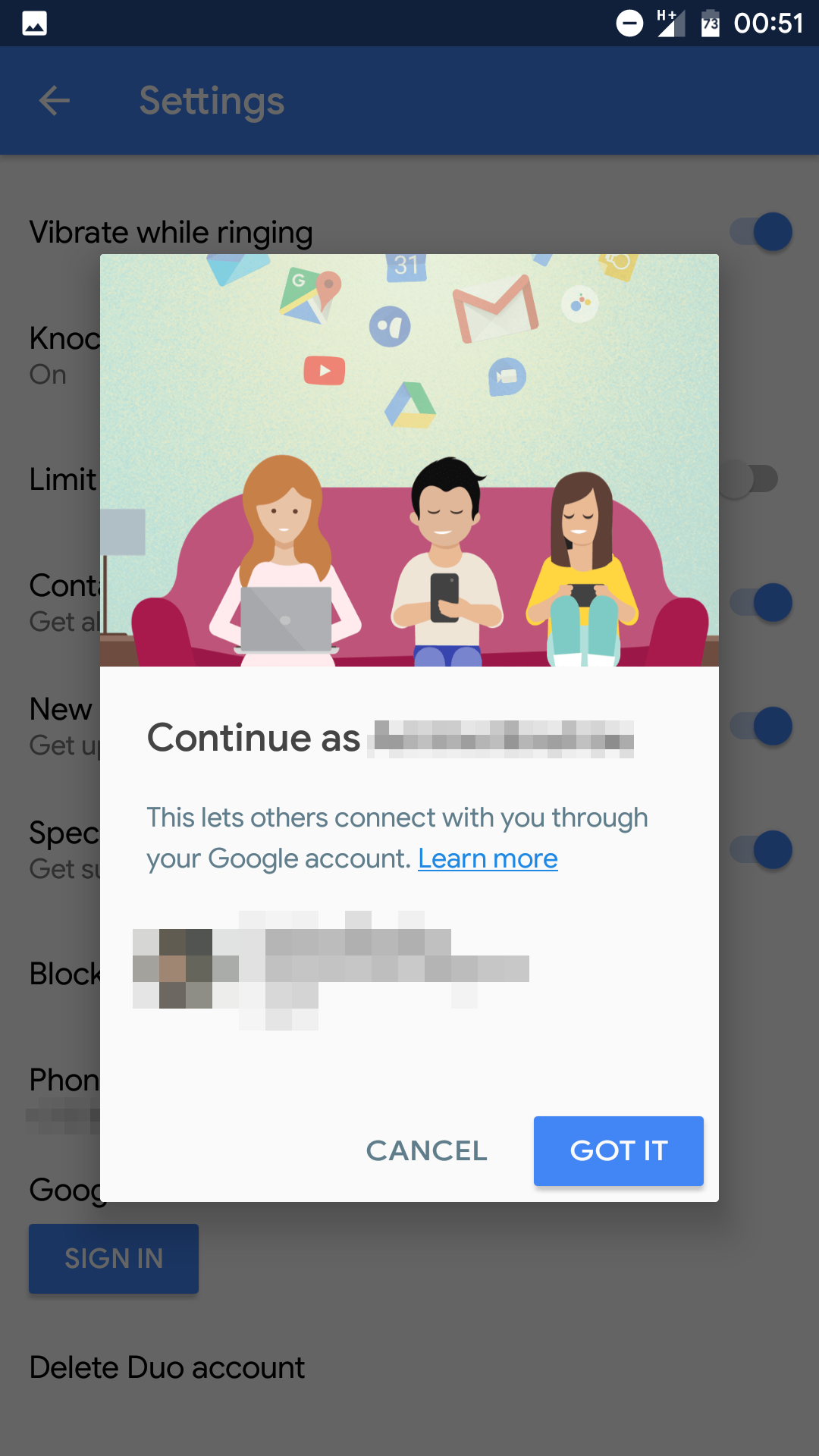 [Update: APK Download, linking works but contacting doesn't] Google ...