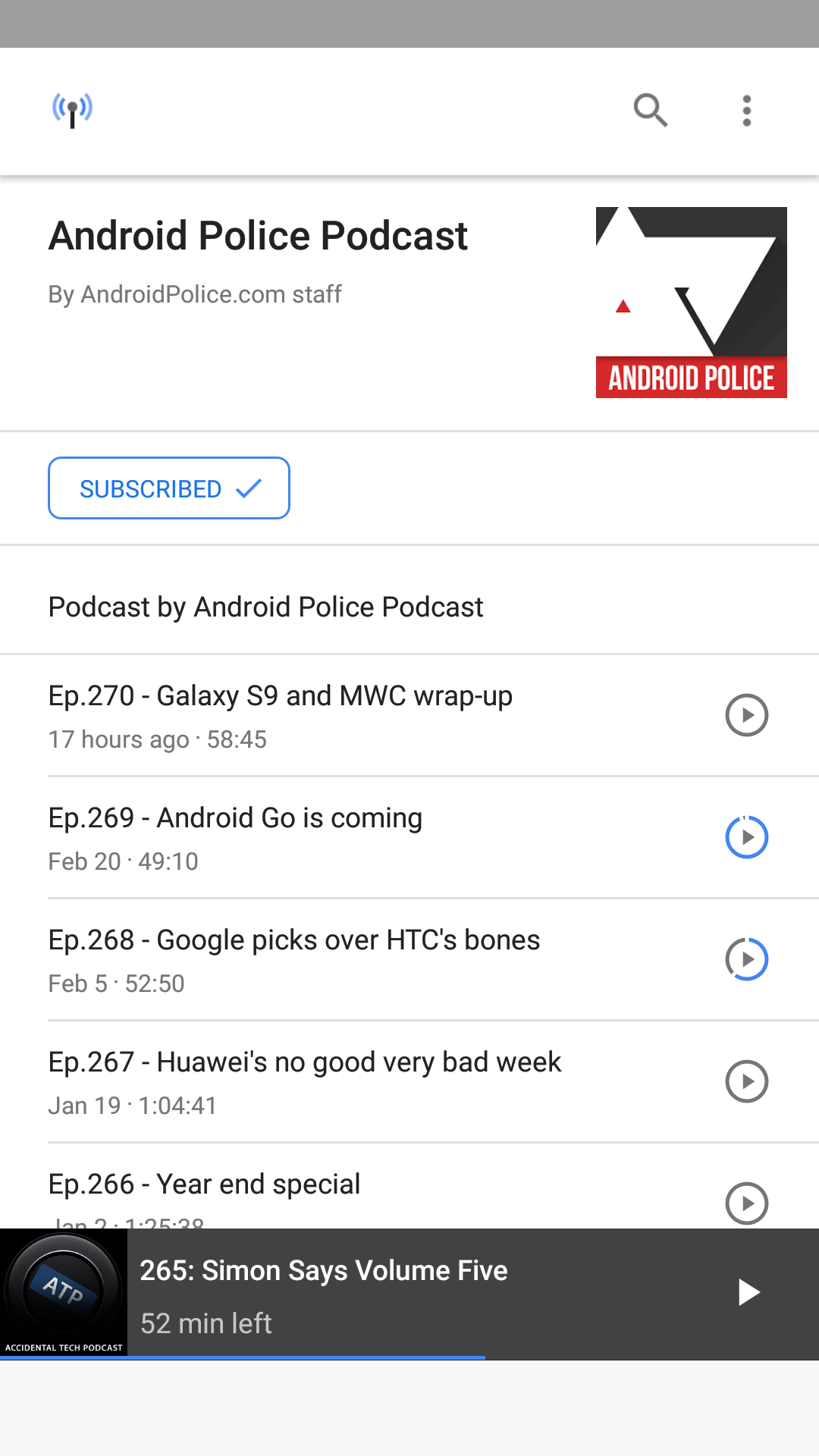 Google app starts rolling out podcast subscription and management