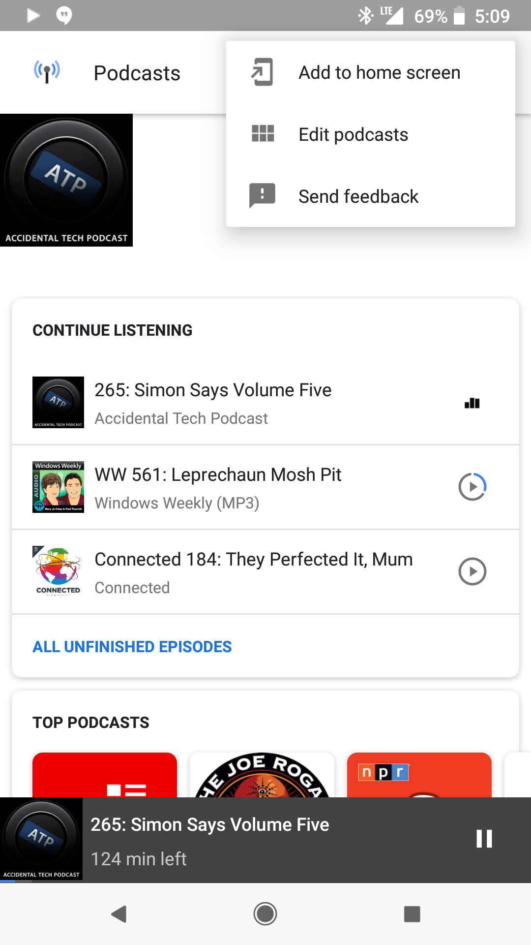 Google app starts rolling out podcast subscription and management