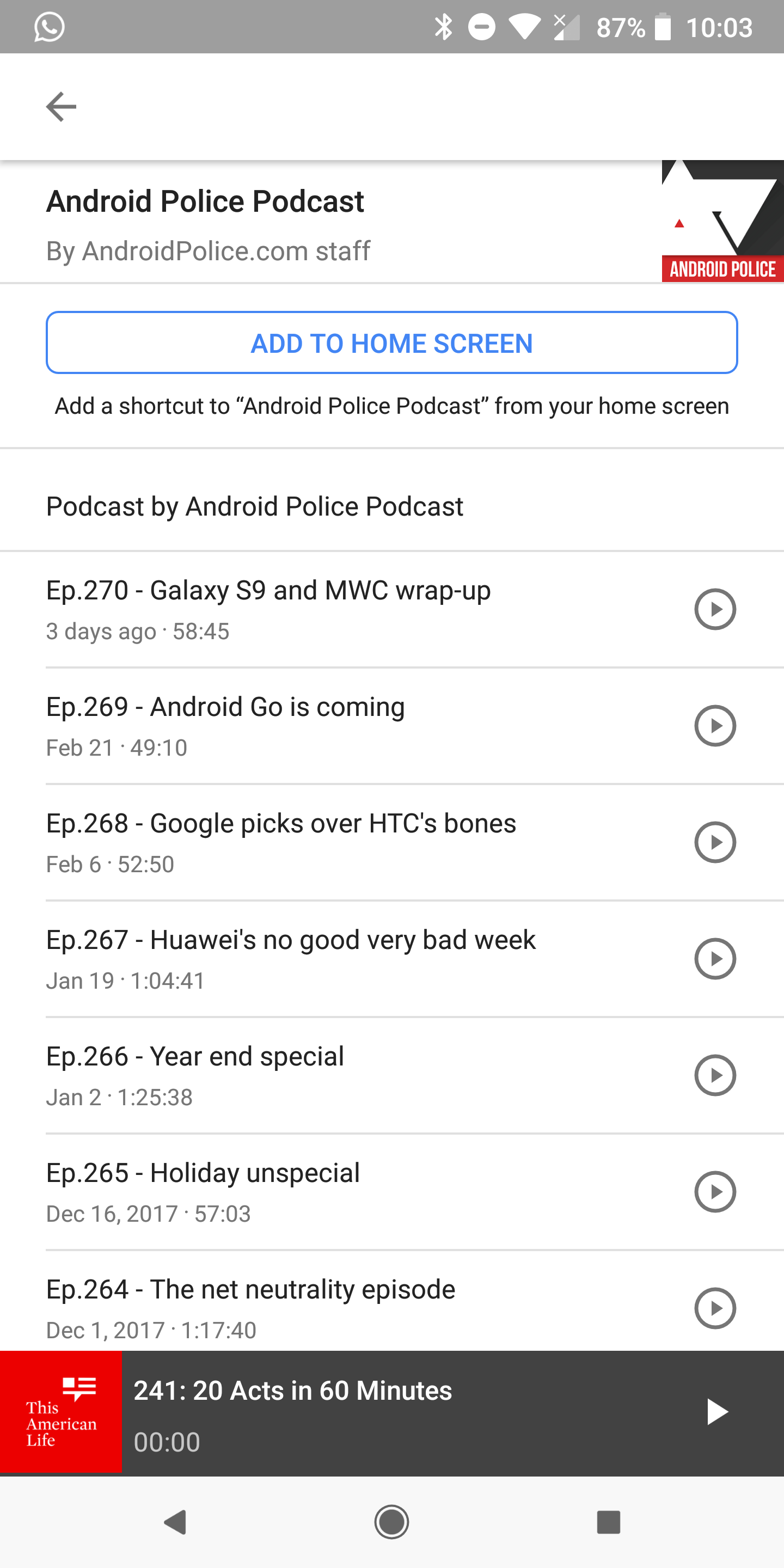 Google app starts rolling out podcast subscription and management
