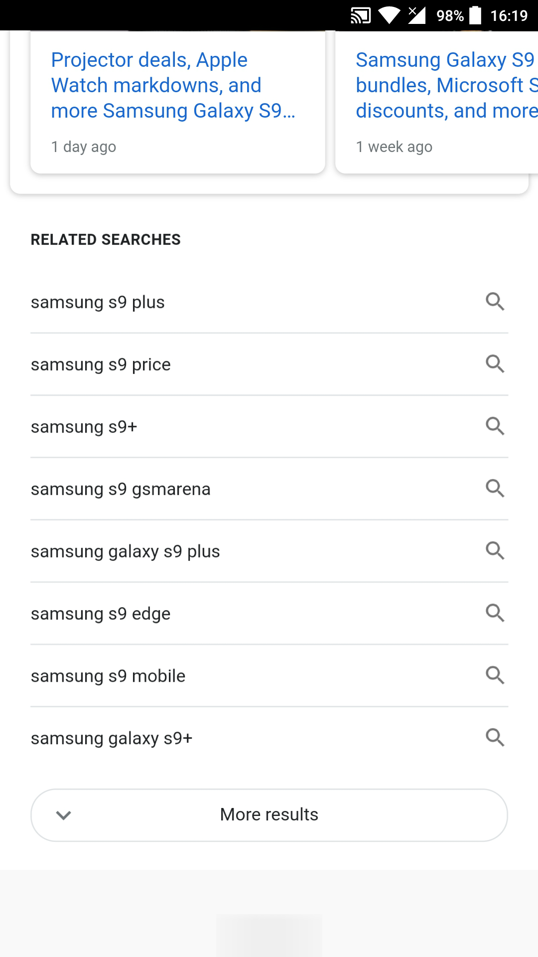 Google Search is testing a button that loads 'More results' on the same ...