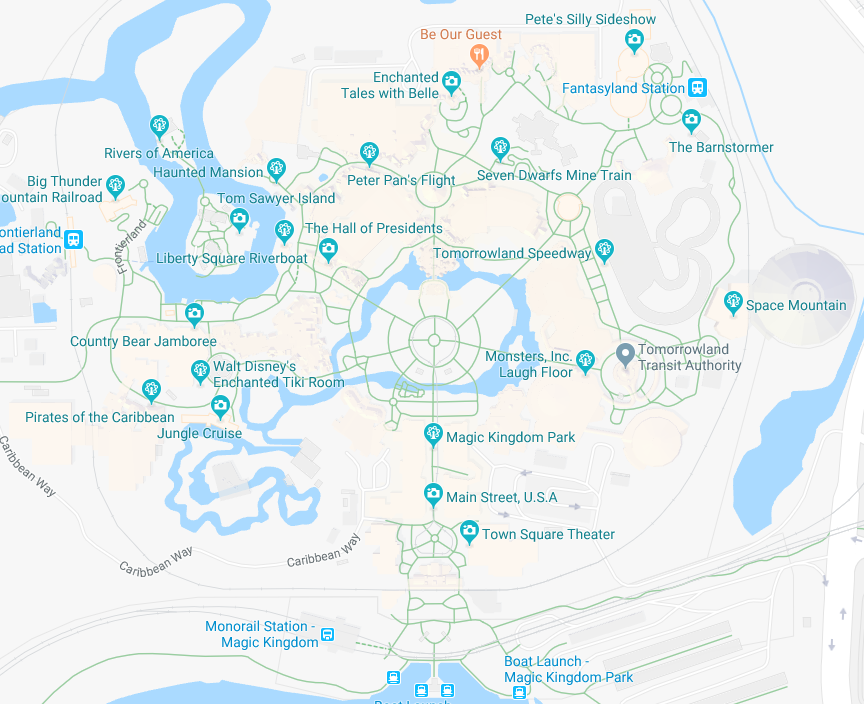Disney theme parks are now on Google Maps Street View