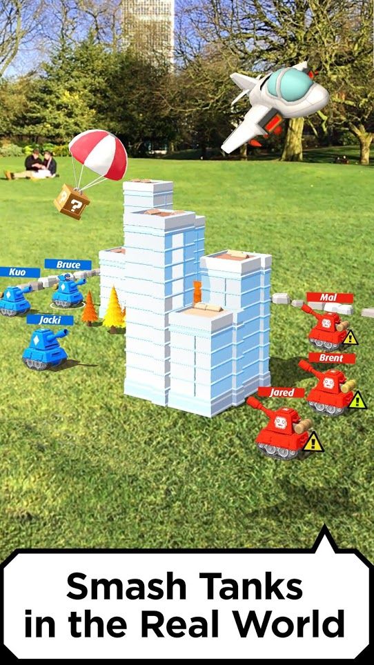 AR Smash Tanks! is a fun way to spend an afternoon smashing tanks into ...