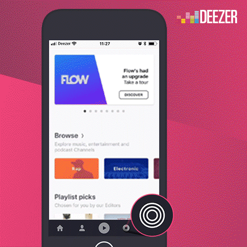 Deezer’s new Flow tab puts the music you love at your fingertips