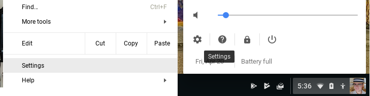 Chrome OS Settings and Shortcuts to appear in launcher alongside ...
