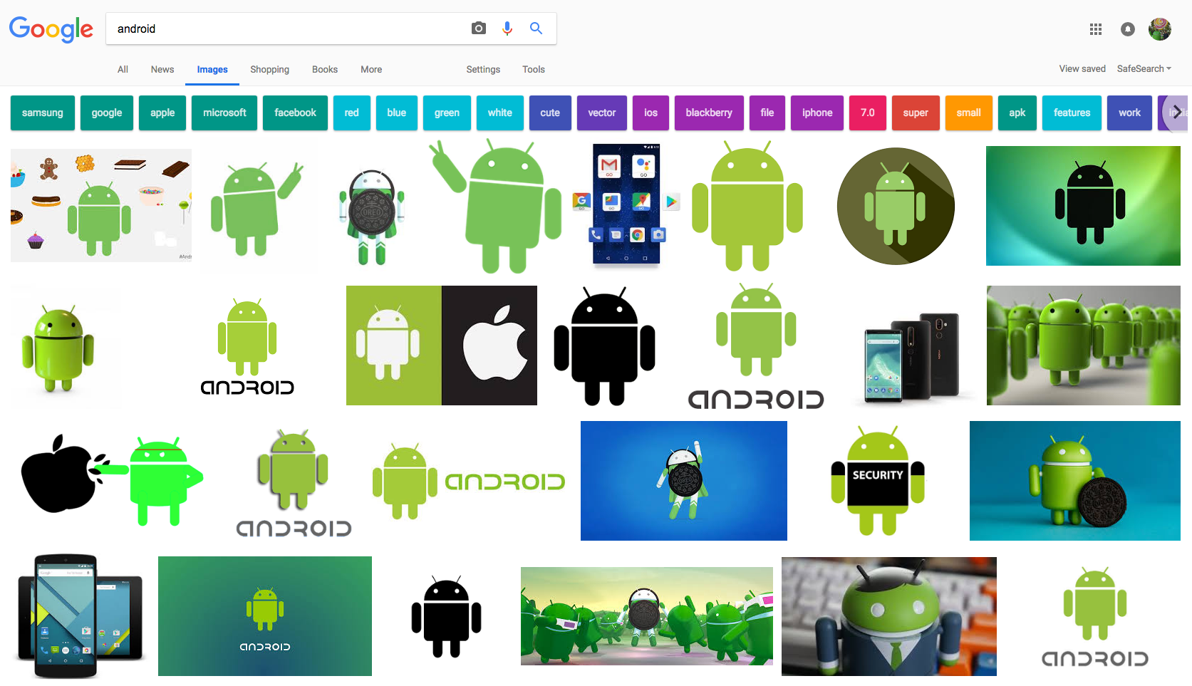 [Update: More tests] Google Images testing new mobile-style UI for the web
