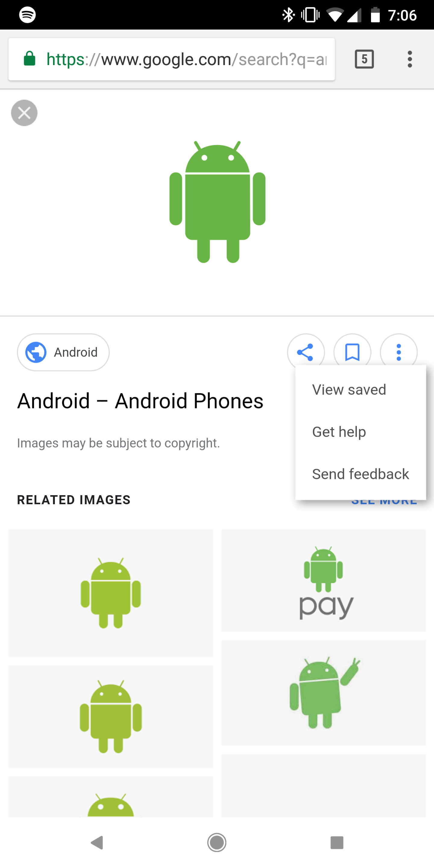 [Update: More tests] Google Images testing new mobile-style UI for the web