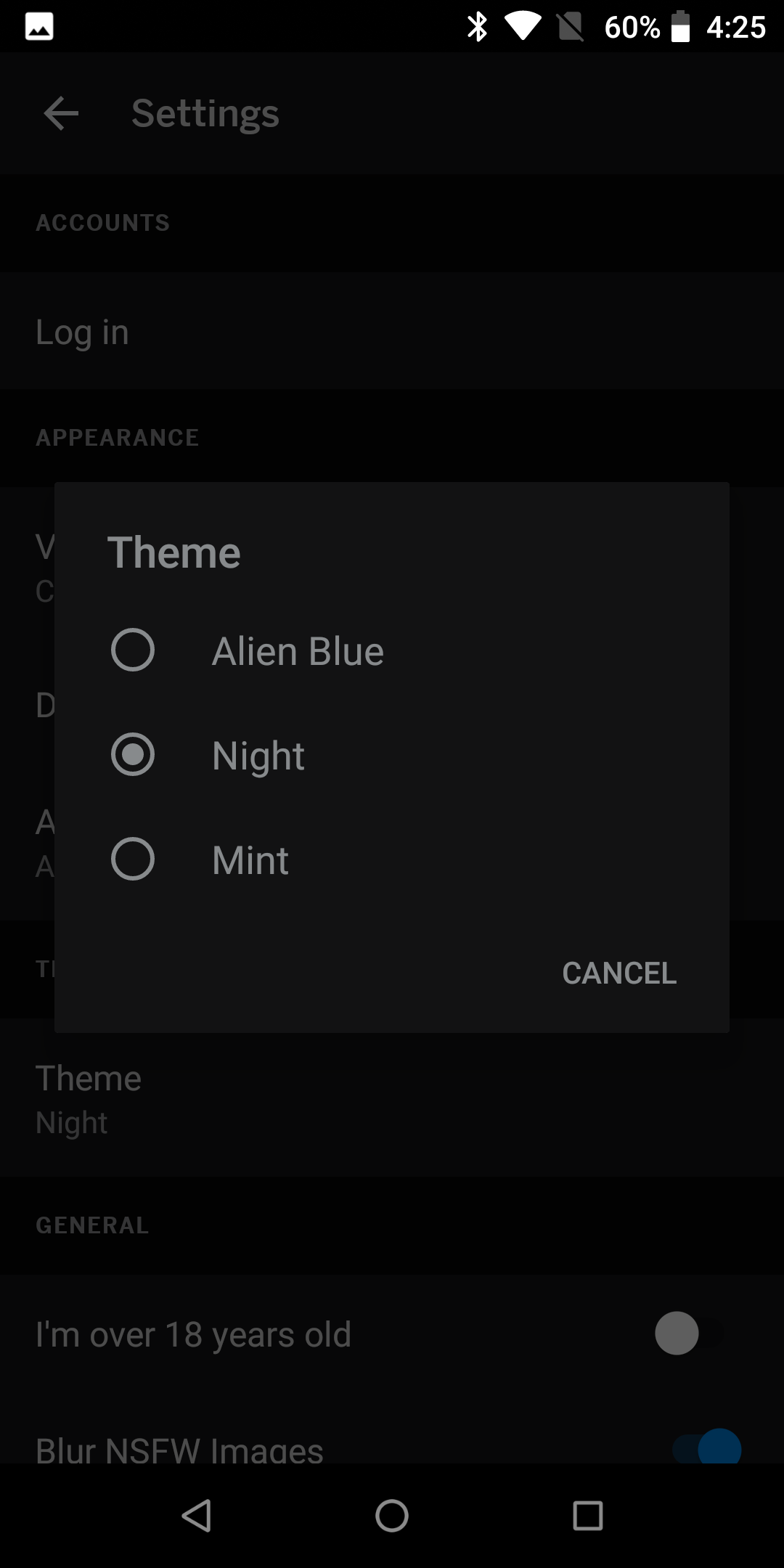 30 Android apps with dark themes that are easy on the eyes