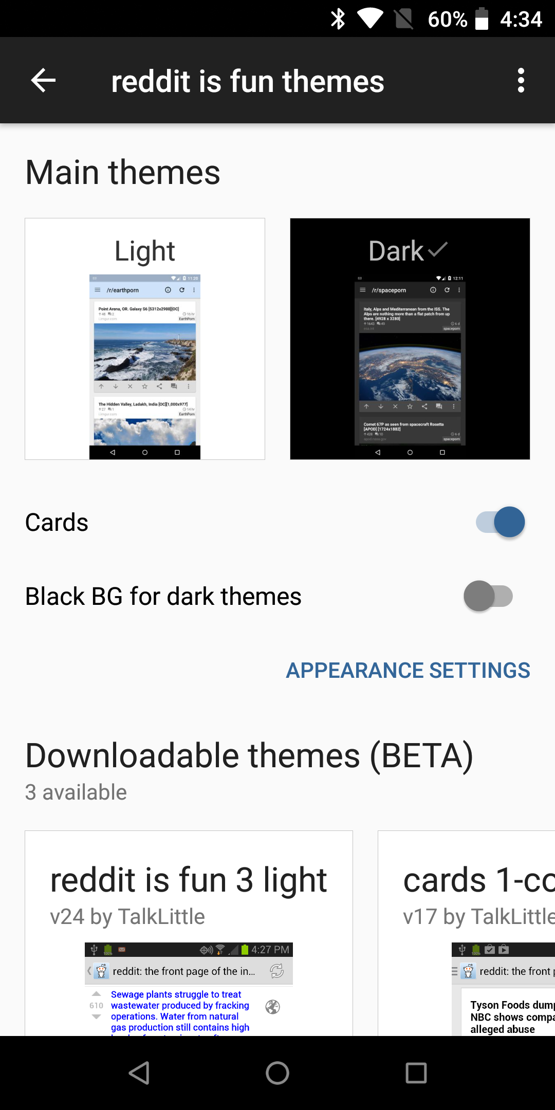30 Android apps with dark themes that are easy on the eyes