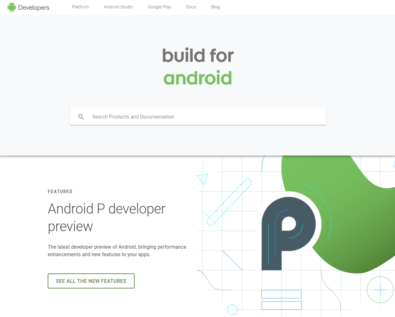Android Developers site gets a fresh coat of (white) paint