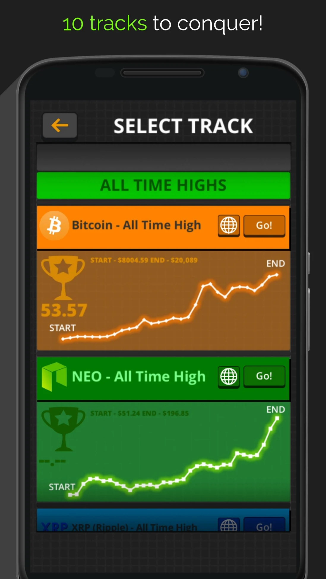 Crypto Rider lets you ride the thrilling roller coaster of ...