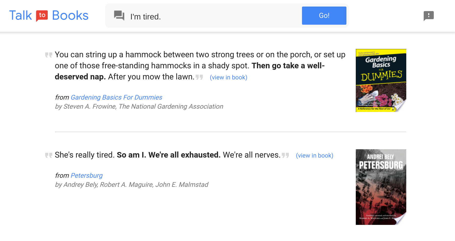 Google's Talk to Books lets you browse books with the help of AI