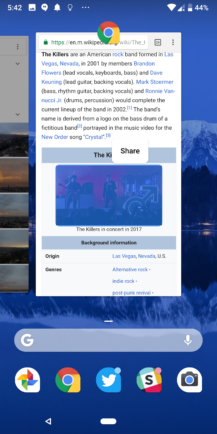 Android P's new Recents UI includes smart text selection, image sharing ...